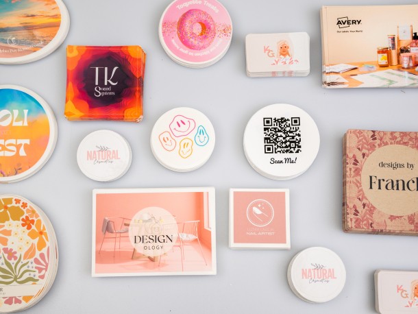 Logo stickers maken | Bedrukt door Avery | Avery