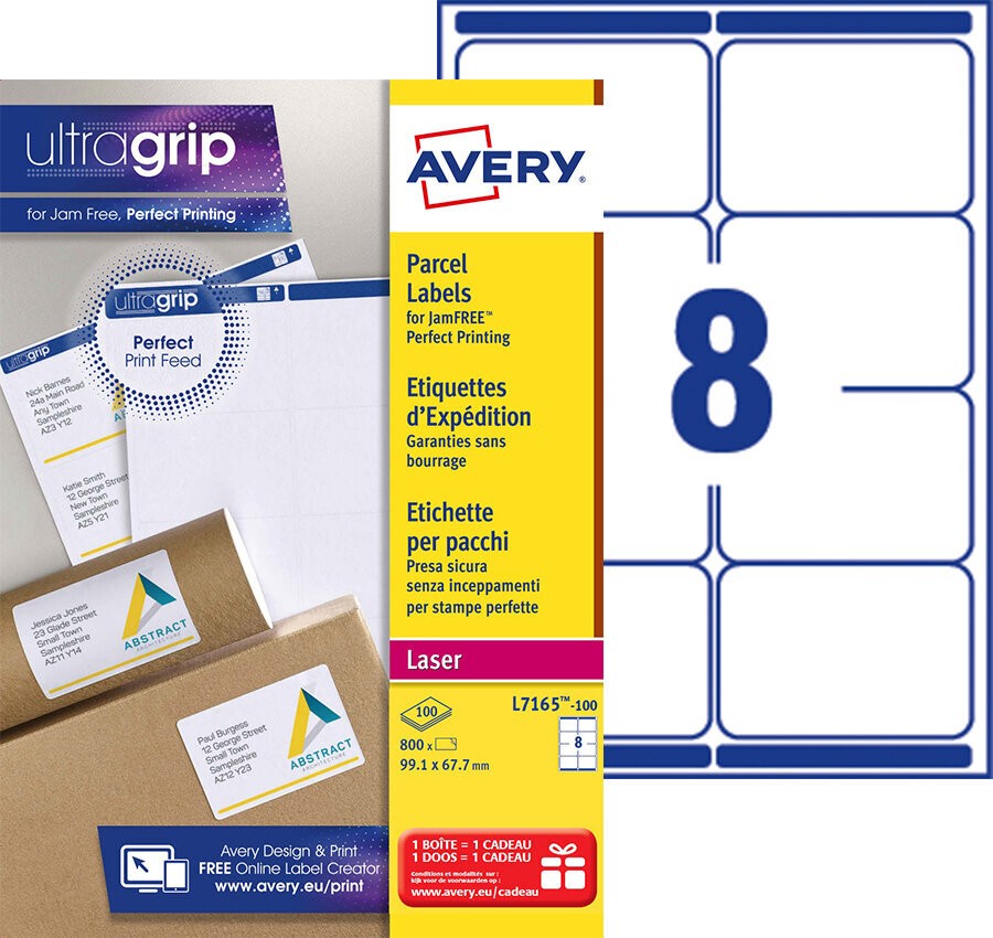 Verzendetiketten | L7165-100 | Avery