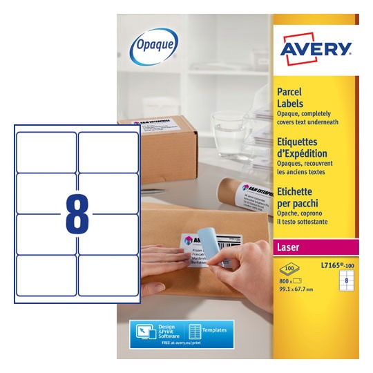 Verzendetiketten | L7165-100 | Avery
