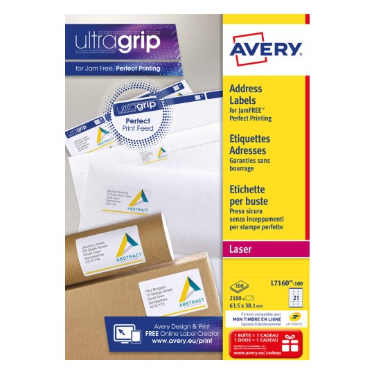 Adresetiketten | L7160-100 | Avery