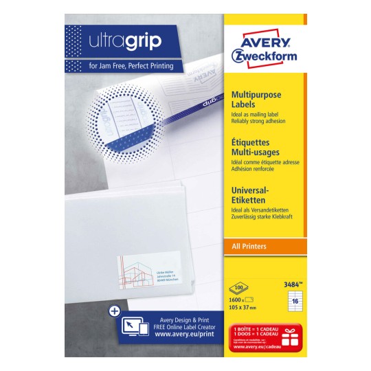Universele etiketten | 3484 | Avery