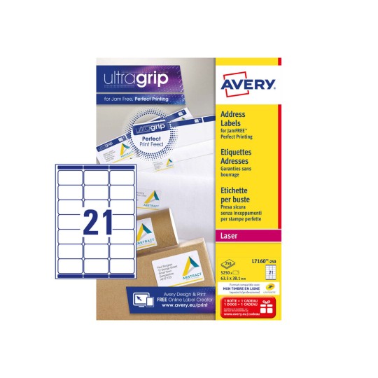Adresetiketten | L7160-250 | Avery