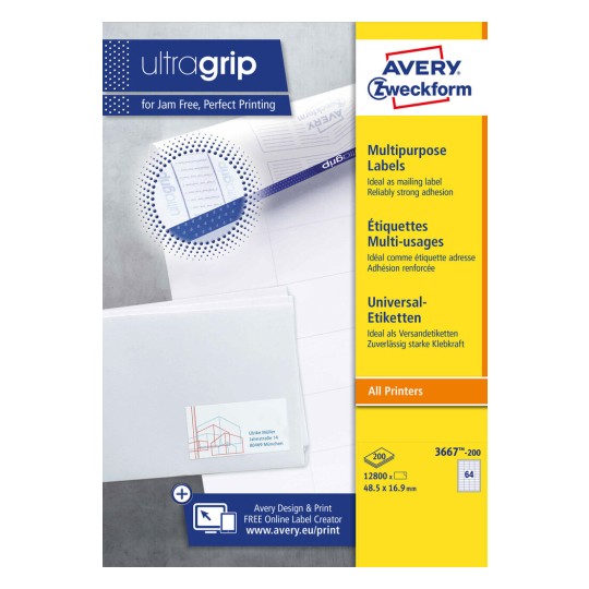 Universele etiketten | 3667-200 | Avery