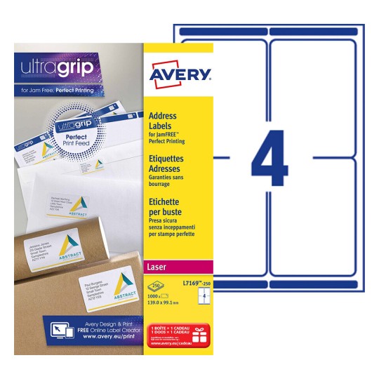 Verzendetiketten | L7169-250 | Avery