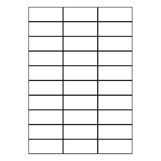 Design Online & Word-template Avery 70x30-R | Avery