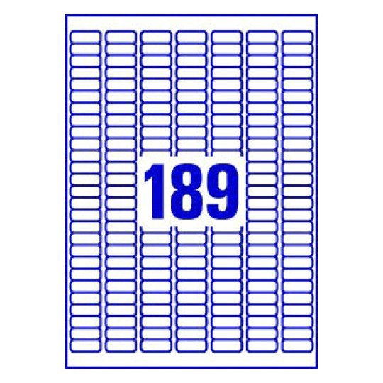 Word template voor etiketten L6008 - 25,4 x 10 mm | Avery
